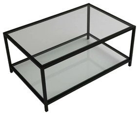 Konferenční stolek Astra Black s tmavým sklem