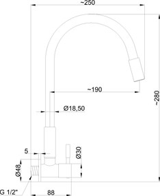 Invena Invena, BATERIE DO ZIMNÍ WODY Z ELASTYCZNÍ WYLEWKĄ, INOX/CZARNY, INV-BZ-52-043-J Leták: https://cloud.invena.pl/s/nnXaZKg3crBrRkz/download?path=%2FPliki%20do%20strony%20www%2FBZ-52-043-J/Inne/BZ-52-043-ulotka-PL…