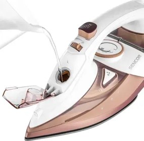 SENCOR SSI 8300RS růžová / Napařovací žehlička / 3200W / 350ml / 1.9m