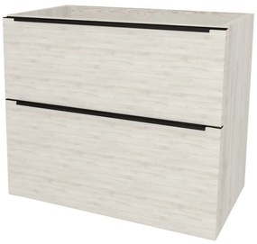 Mereo Mereo, Mailo, koupelnová skříňka 81 cm, černé madlo, Multidecor, CN591SBWLP1