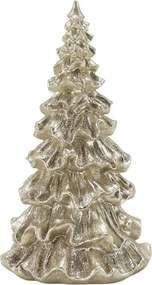 Elegantní vánoční champagne stromek se třpytkami Glitt Forest M - 11*20 cm