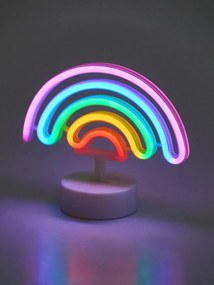 Sinsay - LED neon lamp in the shape of a rainbow - bílá