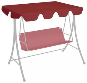 Stříška na zahradní houpačku 150/130x70/105 cm Dekorhome