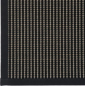 Koberec Lyyra: Černá 80x200 cm