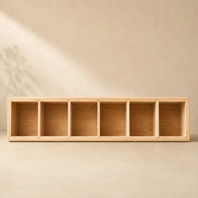 Bambusový organizér na stůl, 38 x 8 x 7 cm