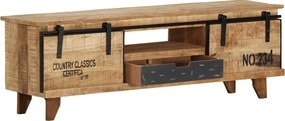 vidaXL TV stolek 120 x 30 x 40 cm masivní mangovníkové dřevo [249873]
