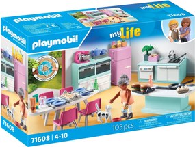 Playmobil 71608 kuchyň s jídelním koutem