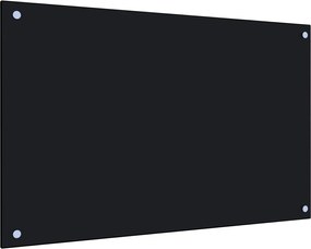 vidaXL Kuchyňský panel 80 x 50 cm tvrzené sklo [249470] Barva: Černá