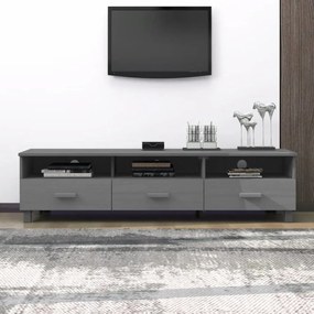 vidaXL TV stolek HAMAR 158 x 40 x 40 cm masivní borovice [340472] Barva: Tmavě šedá