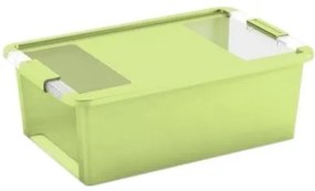 Plastový úložný box KETER Bi Box M s víkem 26l, zelený