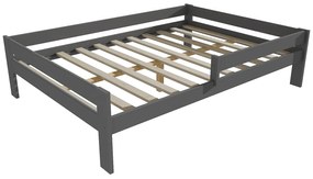 Vomaks Dětská postel se zábranou VMK006C KIDS Rozměr: 100 x 200 cm, Barva: barva šedá
