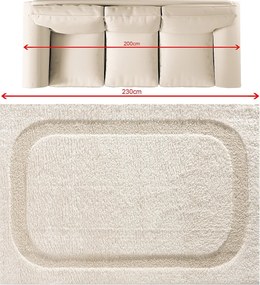 Koberec Halo cream 160x230 cm