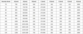 Mexen Mist-H L, 1-křídlé sprchové dveře pravé 110 cm, čiré sklo, chromový profil, 8A5L-110-000-01-00-P