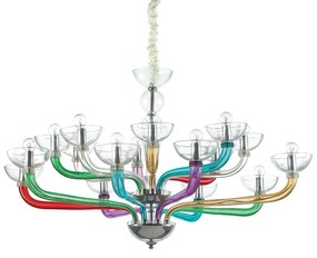 Závěsné svítidlo Ideal Lux Casanova SP16 color 104812 barevný 120cm