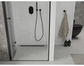 Mexen LIMA sprchové skládací dveře ke sprchovému koutu 120 cm, černá-transparentní, 856-120-000-70-00