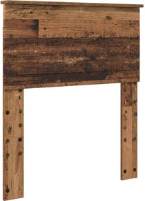 Rám postele s čelo Staré dřevo 75 x 190 cm Masivní borové dřevo 3410670