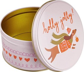 COOKIE JAR Dóza kulatá jezevčík 13,5 cm