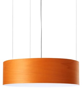 Tenké dřevěné svítidlo ve tvaru válce Gea Slim  Tenké dřevěné svítidlo ve tvaru válce Gea Slim Dekor: Oranžový