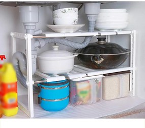 Kuchyňský organizér, pod dřez nastavitelný 40-70cm PORTE