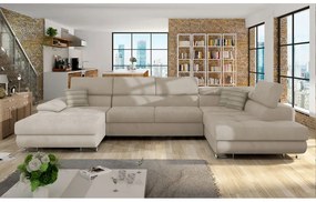 Sedací souprava Alvin Bis, Potah: Uttario Velvet 2979 + Uttario Velvet 2979 + Senegal 825, Strana: Pravá - U