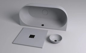 Polysan Flexia sprchová vanička 150 x 80 cm s možností úpravy rozměru litý mramor šedá matná 72901.31