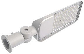 LED Pouliční lampa se senzorem soumraku LED/100W/230V 4000K IP65 šedá