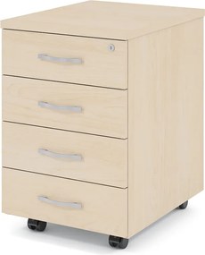 Kontejner Impress 40,6 x 50,1 cm - 4 zásuvky, javor