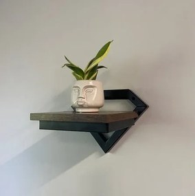 Závěsná nástěnná police Ruhhy 24253 ve stylu loft
