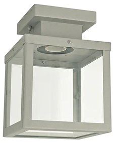 ACA Lighting Venkovní stropní svítidlo CELIA max. 60W/E27/230V/IP44, šedá barva