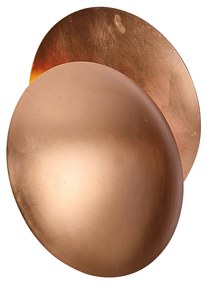 Moderní měděné nástěnné svítidlo 34,5 cm 2-světla - Sunrise