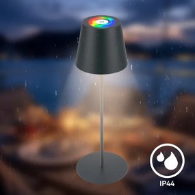 Briloner 7559015-LED RGB St stolní lampa COLORIS 3,5W/5V IP44 2000mAh Wi-Fi Tuya