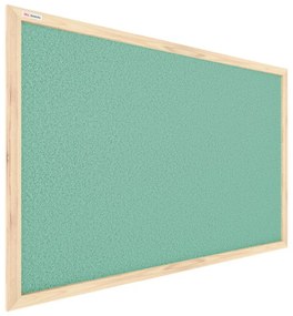 Allboards, korková tabule v dřevěném rámu 90x60 cm-MINT,TKMINT96D