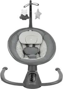 KikkaBoo Houpací lehátko elektrické Twiddle Grey / Nosnost do 9 kg