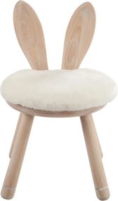 Dřevěná židlička pro děti Rabbit - 34*34*55 cm
