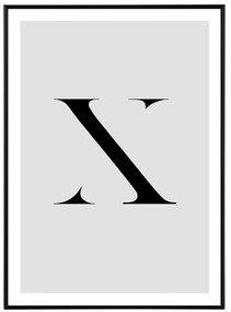 Letter X - 30x40 cm Obraz