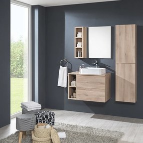 Mereo Mereo, Aira, koupelnová skříňka 170 cm vysoká, levé otevírání, Multidecor, CN794LNWLP1