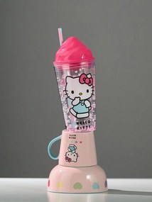 Sinsay - Hrnek s víčkem a brčkem Hello Kitty - vícebarevná