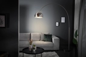 Invicta Interior Designová chromová stojací lampa stříbrná - Cancri
