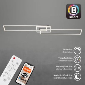 Brilo - LED Stmívatelný přisazený lustr FRAME 2xLED/20W/230V Wi-Fi Tuya + DO