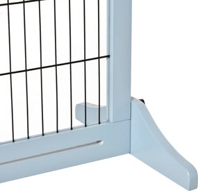 Bezpečnostní branka pro psy, schodišťová branka, výška 180 cm, výškově nastavitelná, šedá + černá
