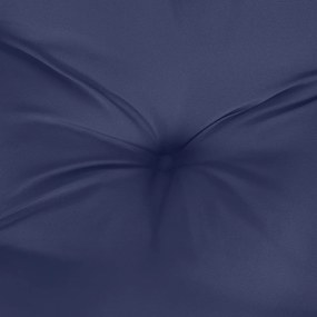 Poduška na palety námořnicky modrá 60 x 61,5 x 10 cm textil