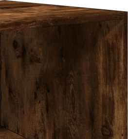 Šatní skříň kouřový dub 50 x 50 x 200 cm kompozitní dřevo 3307715