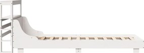 Postel bez matrace bílá 75 x 190 cm masivní borovice 3306445