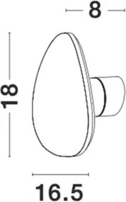 Nástěnné LED svítidlo NOVA LUCE CRONUS 10W 3000K 9084071