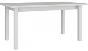 Rozkládací jídelní stůl Wood 90 x 160/240 II XL, Barva dřeva: bílá-L