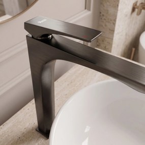 Rea Joe Premium, vysoká umyvadlová baterie h-285, grafitová, REA-B8949