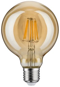 Paulmann 28521 LED vintage zlatá žárovka, 6W LED E27 1700K stmívatelná, výška 13,8cm