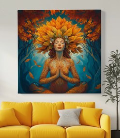 Obraz na plátně - Strom života Verdiana ve spojení FeelHappy.cz Velikost obrazu: 100 x 100 cm