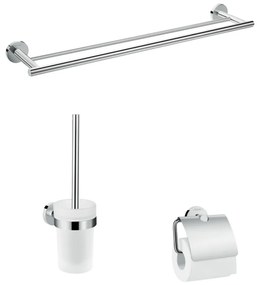 Hansgrohe Logis Universal, sada koupelnových doplňků 3v1, chromová, HAN-41727000
