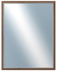 DANTIK - Zarámované zrcadlo - rozměr s rámem cca 70x90 cm z lišty TAIGA hnědá (3107)